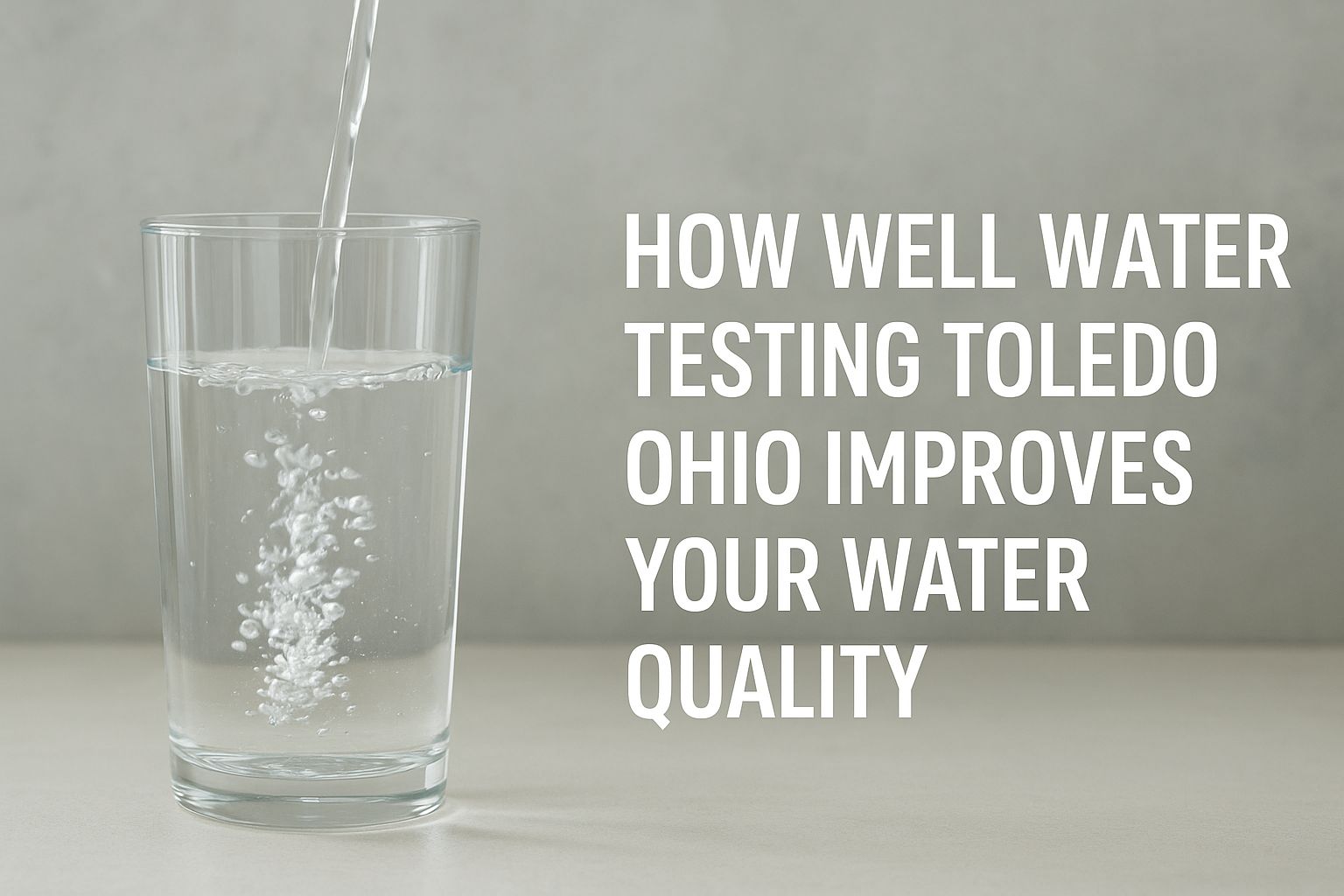 How Well Water Testing Toledo Ohio Improves Your Water Quality ...